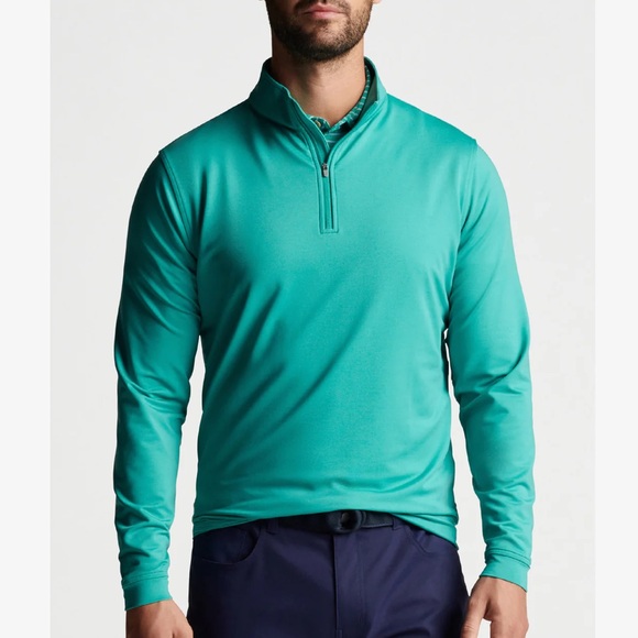 Sweaters | Peter Millar Mens Perth Stretch Loop Terry Quarterzip ...
